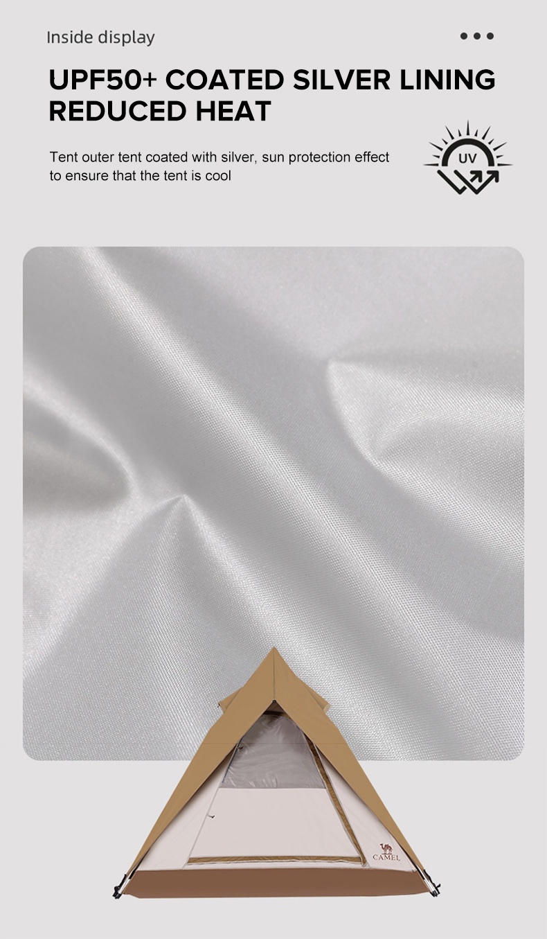 CAMELCROWN Automatic Tents, The Pyramid Style for Outdoor Camping, Portable Picnic, and ...