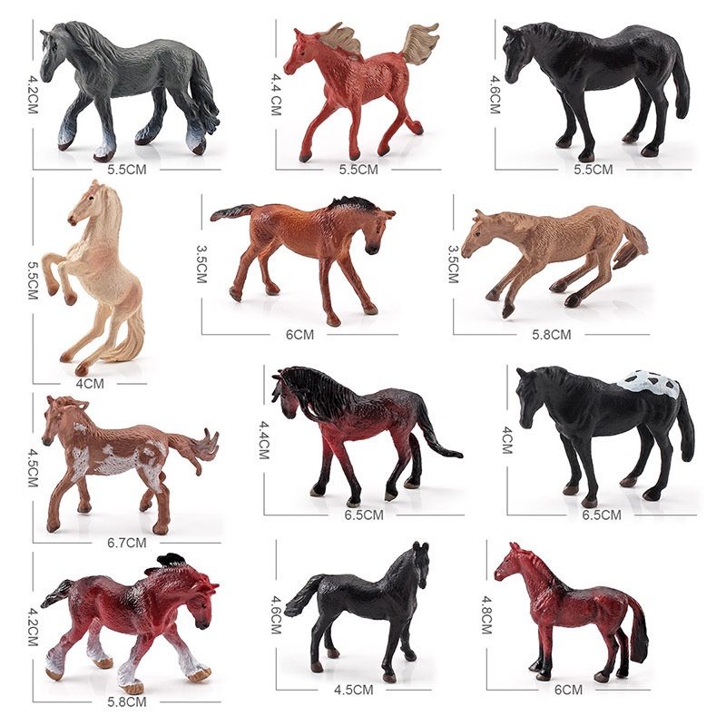 Horse Miniature Static Replicas Authentic Models Horses Renowned Of ...
