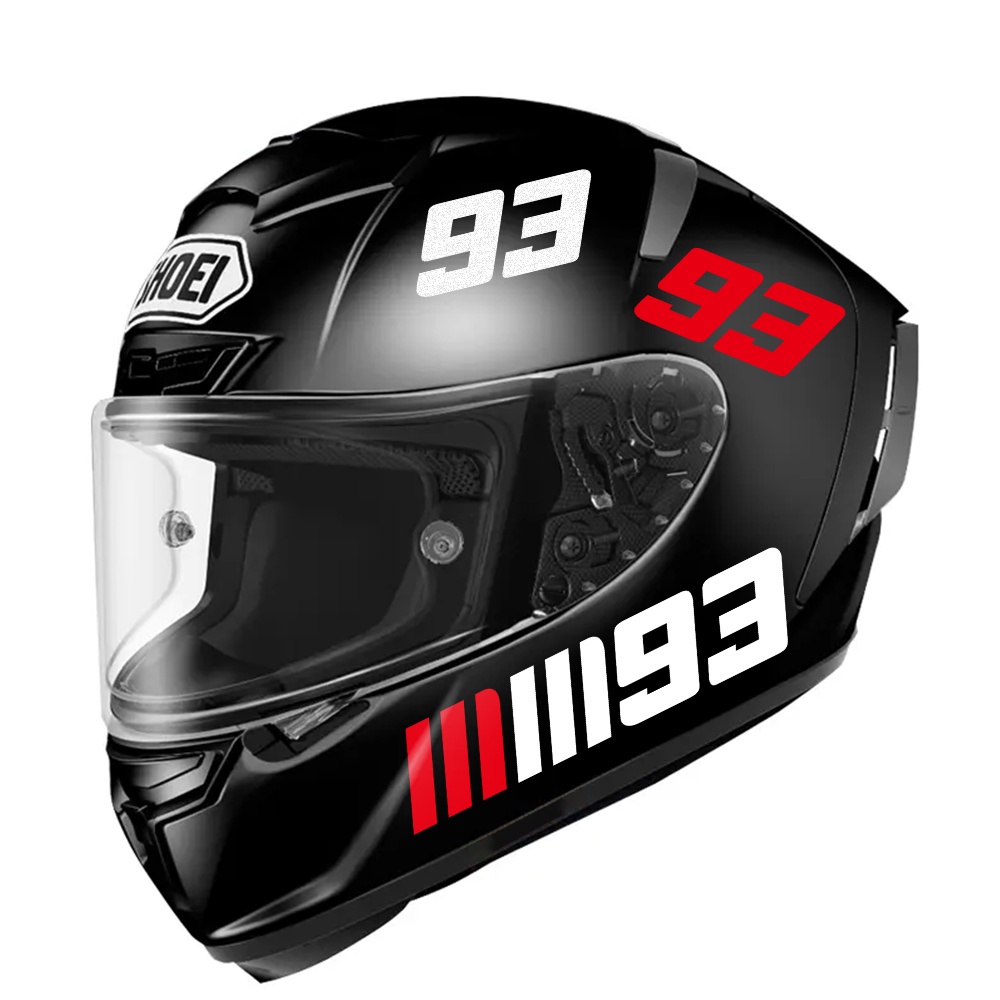 Motorcycle Reflective Honda Wing Sticker Repsol Honda 93 Marc Marquez ...