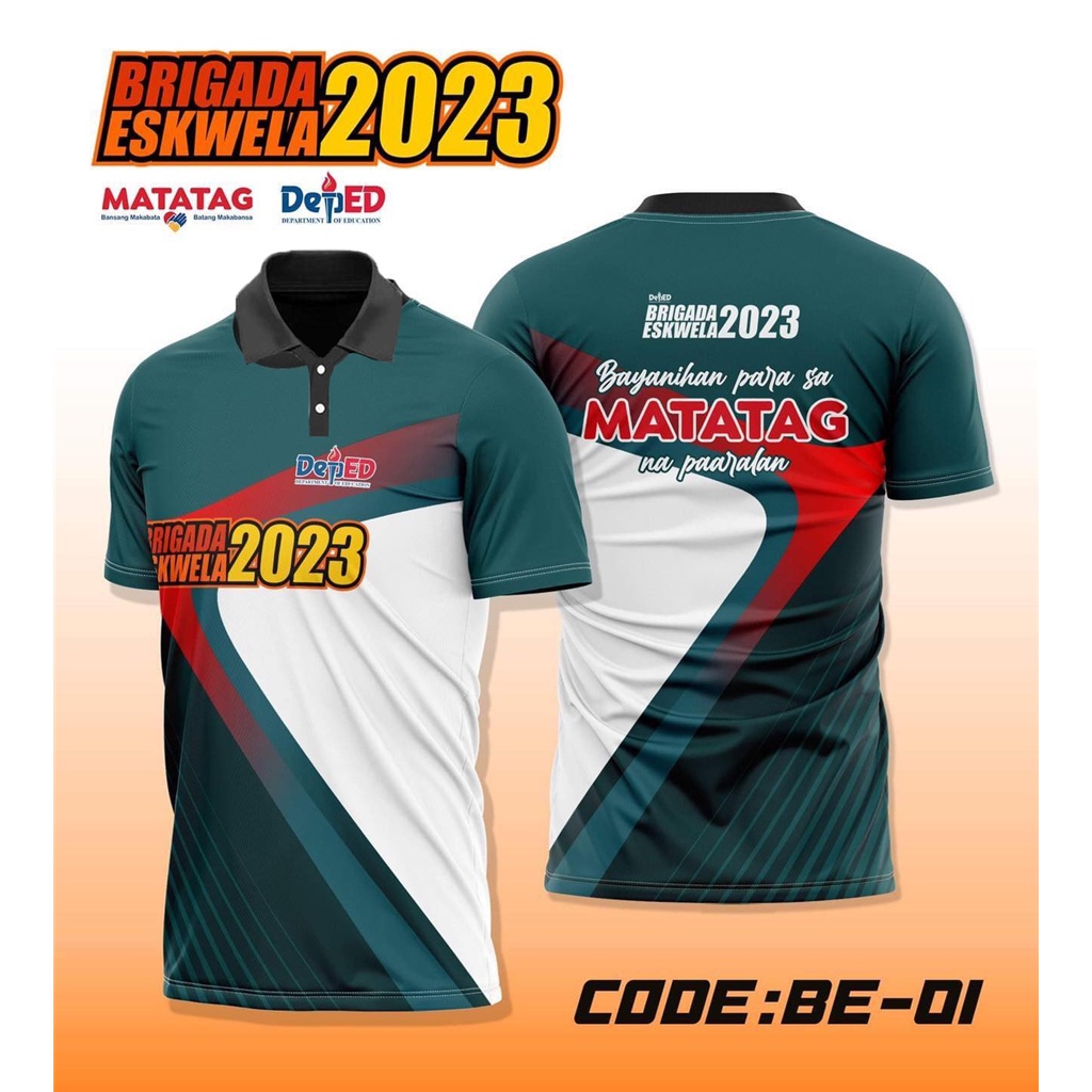 2023 MATATAG UNIFORM SUBLIMATION CODE-BE01 BADGE | Shopee Philippines