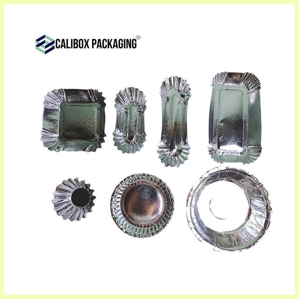 ⊡ Calibox Packaging Small Paper Plate, Paper Tray, 40pcs | Shopee ...