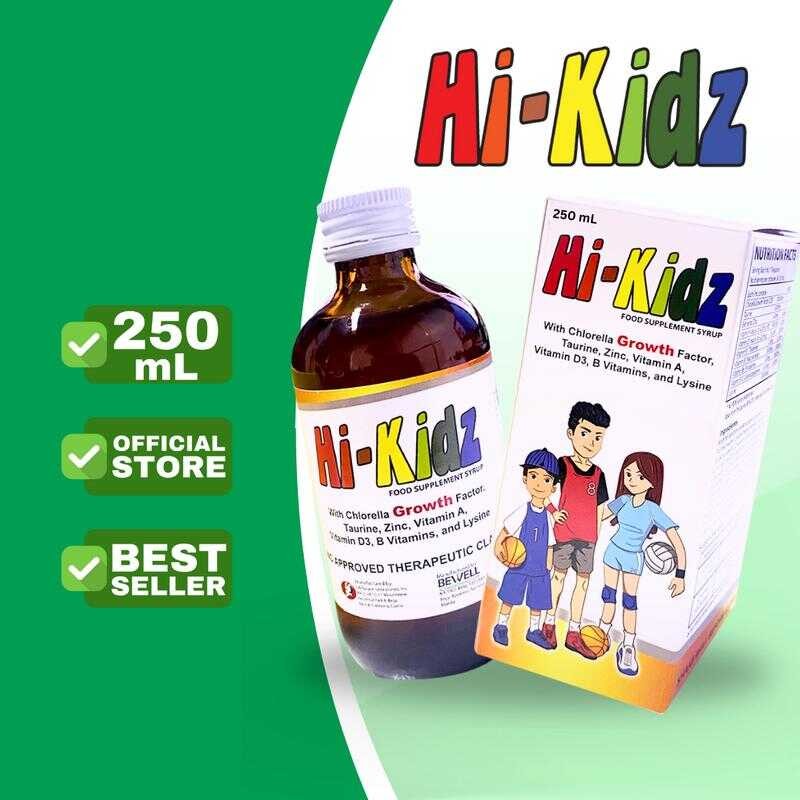 Hi-Kidz 250Ml Bottle Syrup CGF With Multivitamins For Kids | Shopee ...