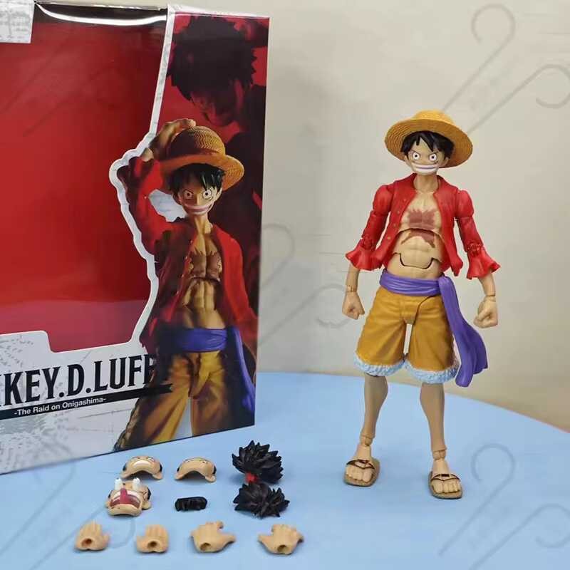 Piece One Fig Gk Raid On Onigashima Luffy Figuarts Gear2 Figures 15Cm ...
