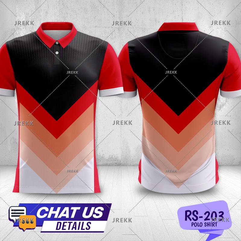 Personalized FULL SUBLIMATION Red Bla Design Color Company School ...