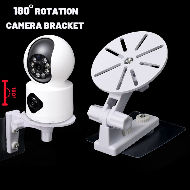Rotatable Stable No-Drilling Holder / Minimalist White Plastic Camera ...