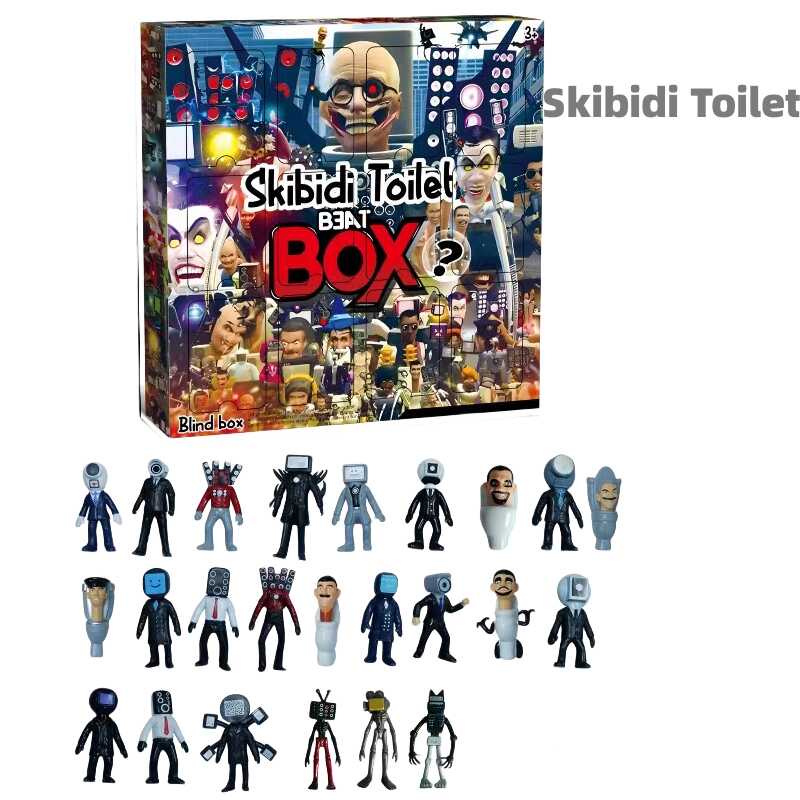 Skibidi Toilet Figure Mystery Blind Box Toys Gifts for Kids Fans Adults ...