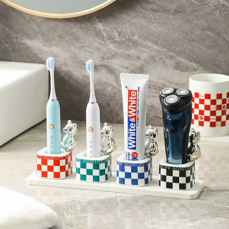 Diatom Mud Electric Toothbrush Holder Shaver Toothpaste Base Modern ...