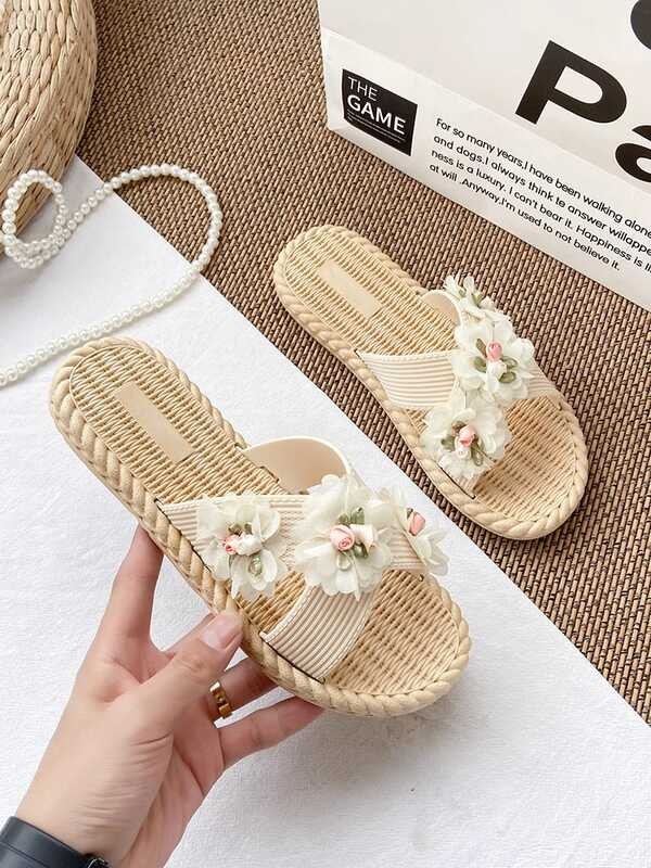 Wet Water Slippers For Women With Soft Soles Fairy Style Straight Drag ...