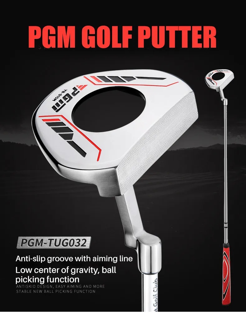 PGM TUG032 Men Stainless Steel Low Center Of Gravity Golf Putter Men's ...