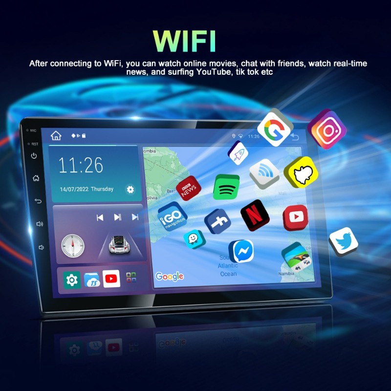 Android Car Head Unit with 360 Camera 8 Core 4G+32G DSP Car System Car ...