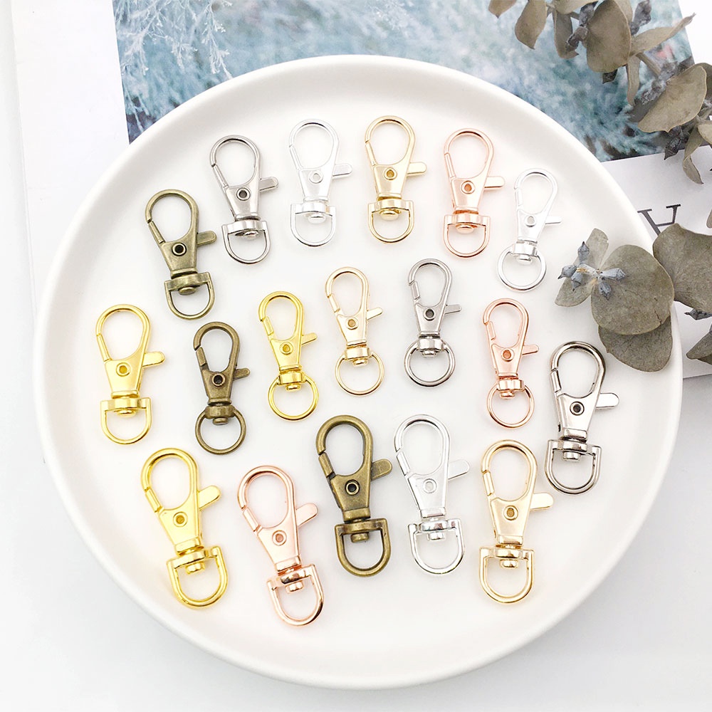 10 PCS Key chain Key Hook buckle Alloy dog buckle hardware accessories ...