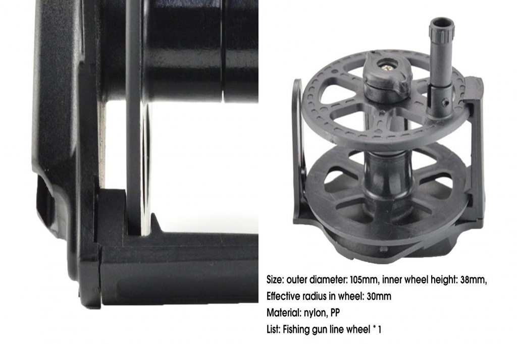 Fishing Reel Foldable Handle Smooth Sliding Adjustable Spear Fishing ...