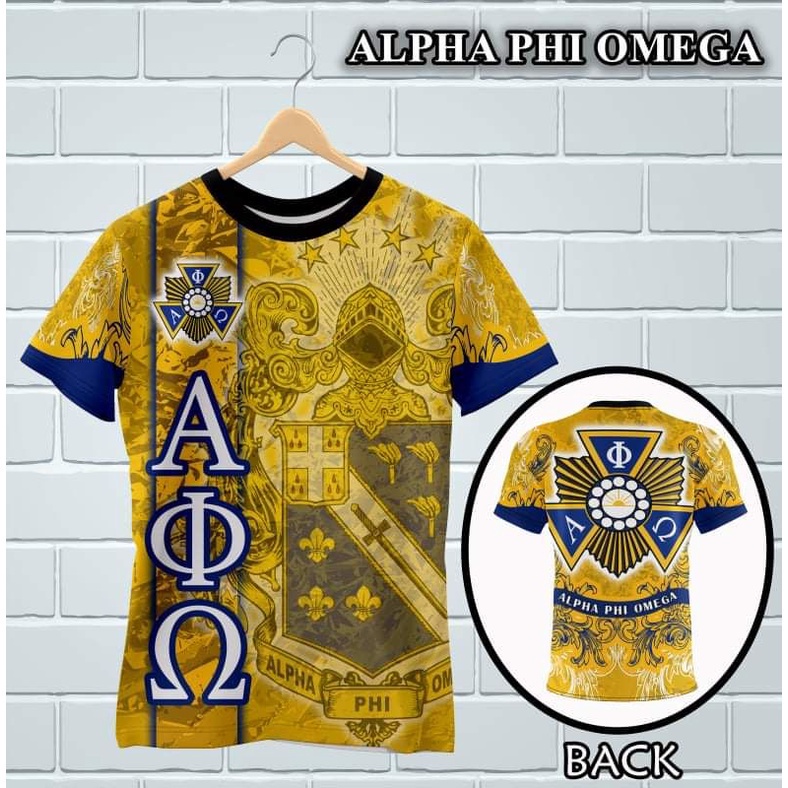 ALPHA PHI OMEGA T-shirt Full Sublimation | Shopee Philippines