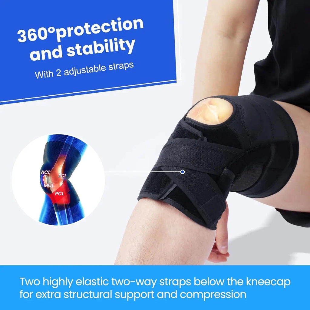 NEENCA Knee Braces Support with Side Stabilizers for Men Women Knee ...