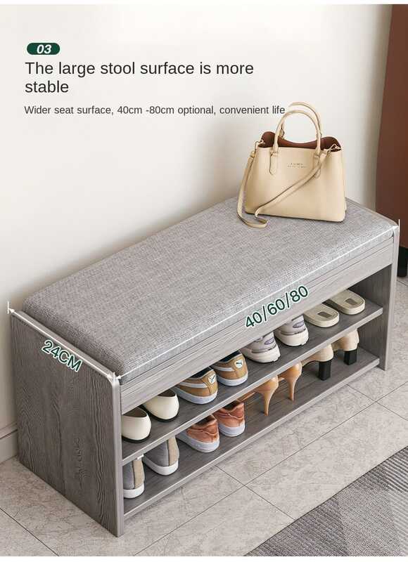 SUYAN Comfort Step Shoe Storage Cabinet with Built-in Cushioned Seat ...