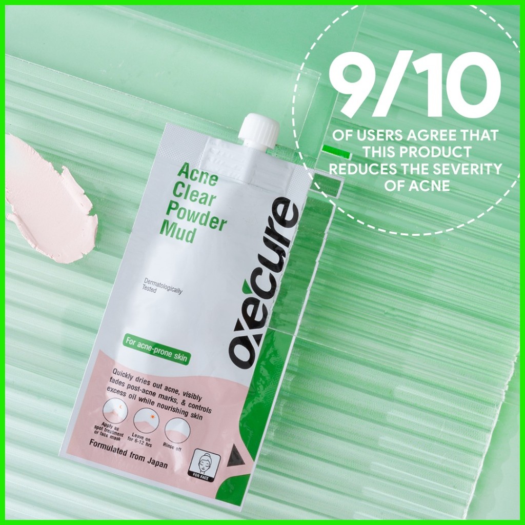 NEAR EXPIRY: OCT 2025] OXECURE 2% Salicylic Acid Acne Clear Powder Mud ...