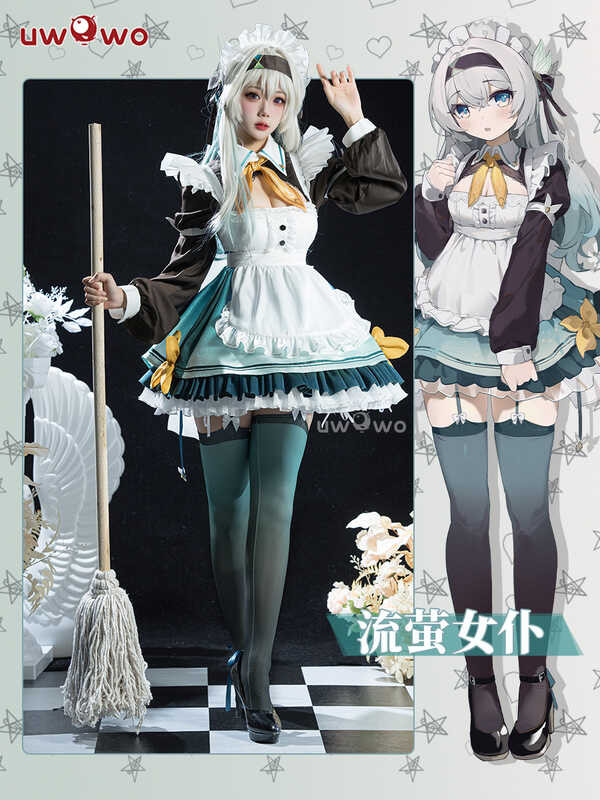 Sky Star Railway Cosplay Firefly Maid Cosplay Costume Female Fan ...