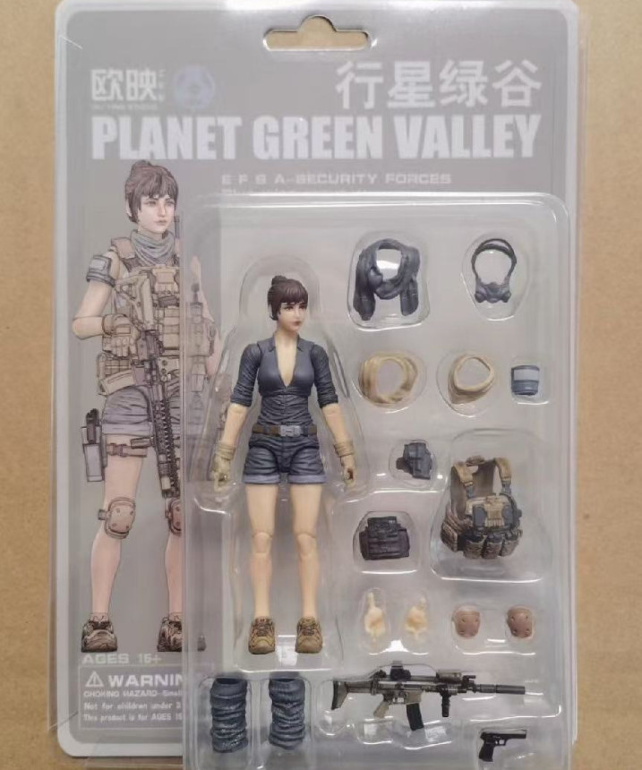 Ou Ying Studio 1/18 Planet Green Valley Bumblehead Female Soldier ...