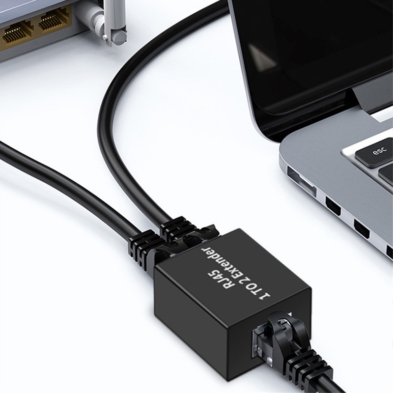 Router Adapter LAN Cable Connector Cat7/6/5E RJ45 Adapter Female to ...