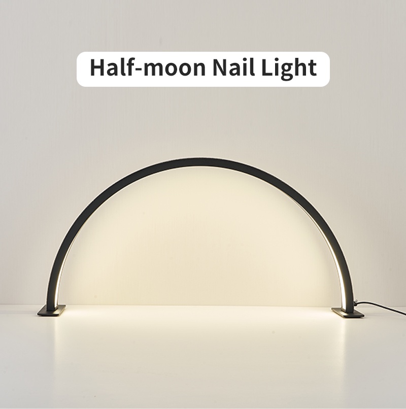 Half Moon Light With Rhinestone 36W Desktop LED Light 3000K‑6500K Half ...