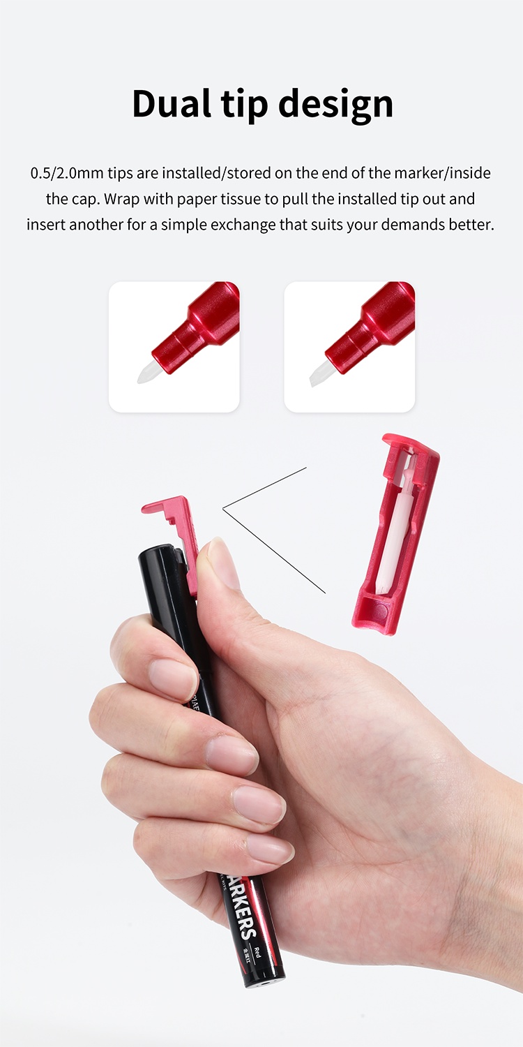 DSPIAE MKA Super Metallic Color Markers | Shopee Philippines