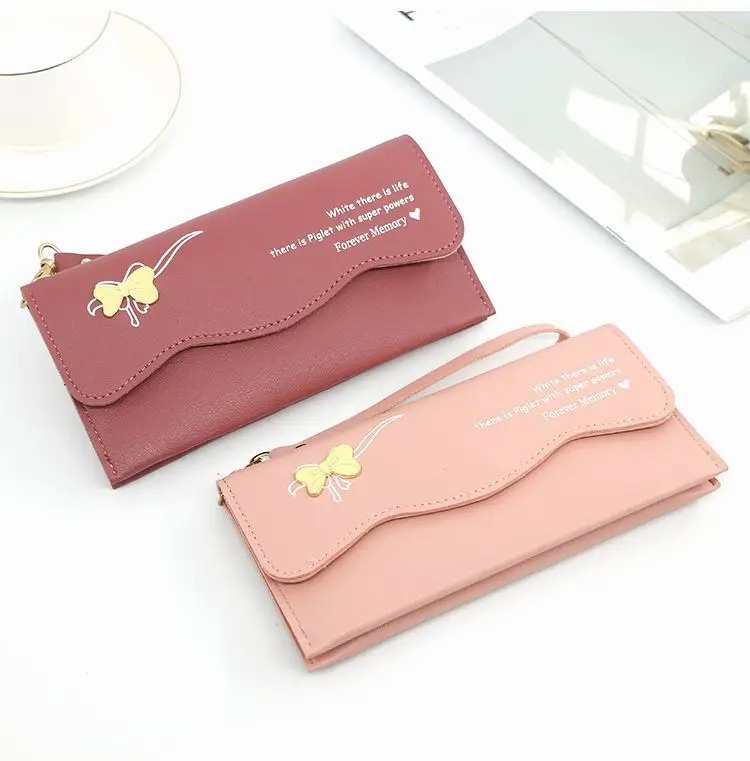 Butterfly Designer Women Long Wallets PU Leather Money Bag Clutch Bag ...