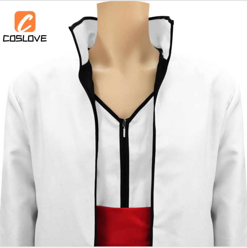 Anime BLEACH Aizen Sousuke Cosplay Full Set Costume Suit For Man White ...