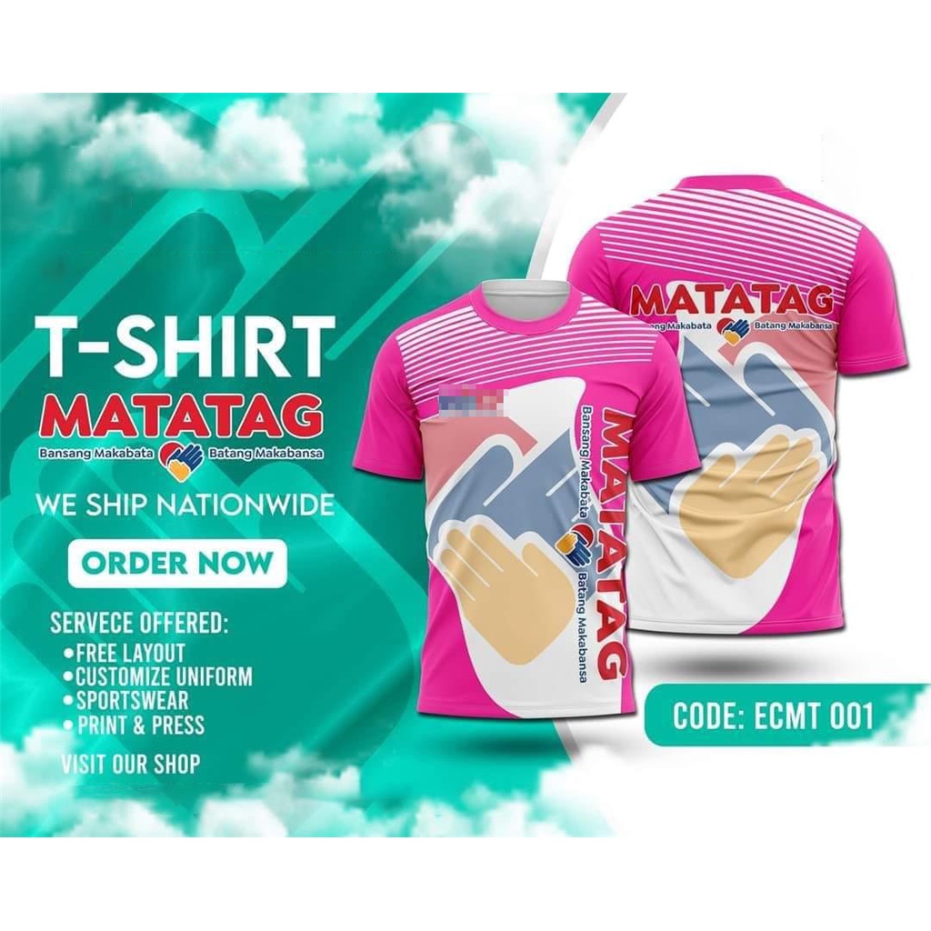 MATATAG UNIFORM SUBLIMATION CODE-ECMT-001 DEPED BADGE NATIONAL TEACHERS ...