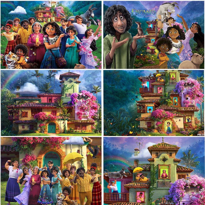 Encanto Magic Movie Backdrops Girls Happy Birthday Party Photograph ...