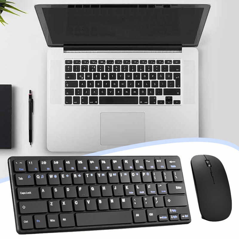 2.4G Mouse Keyboard Combo Portable Wireless 1200Dpi Ergonomic Mice ...