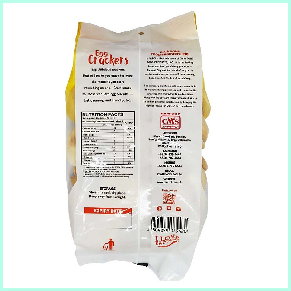 Iloilo's Best | Egg Crackers 160g | Merzci Pasalubong | Biscuits ...