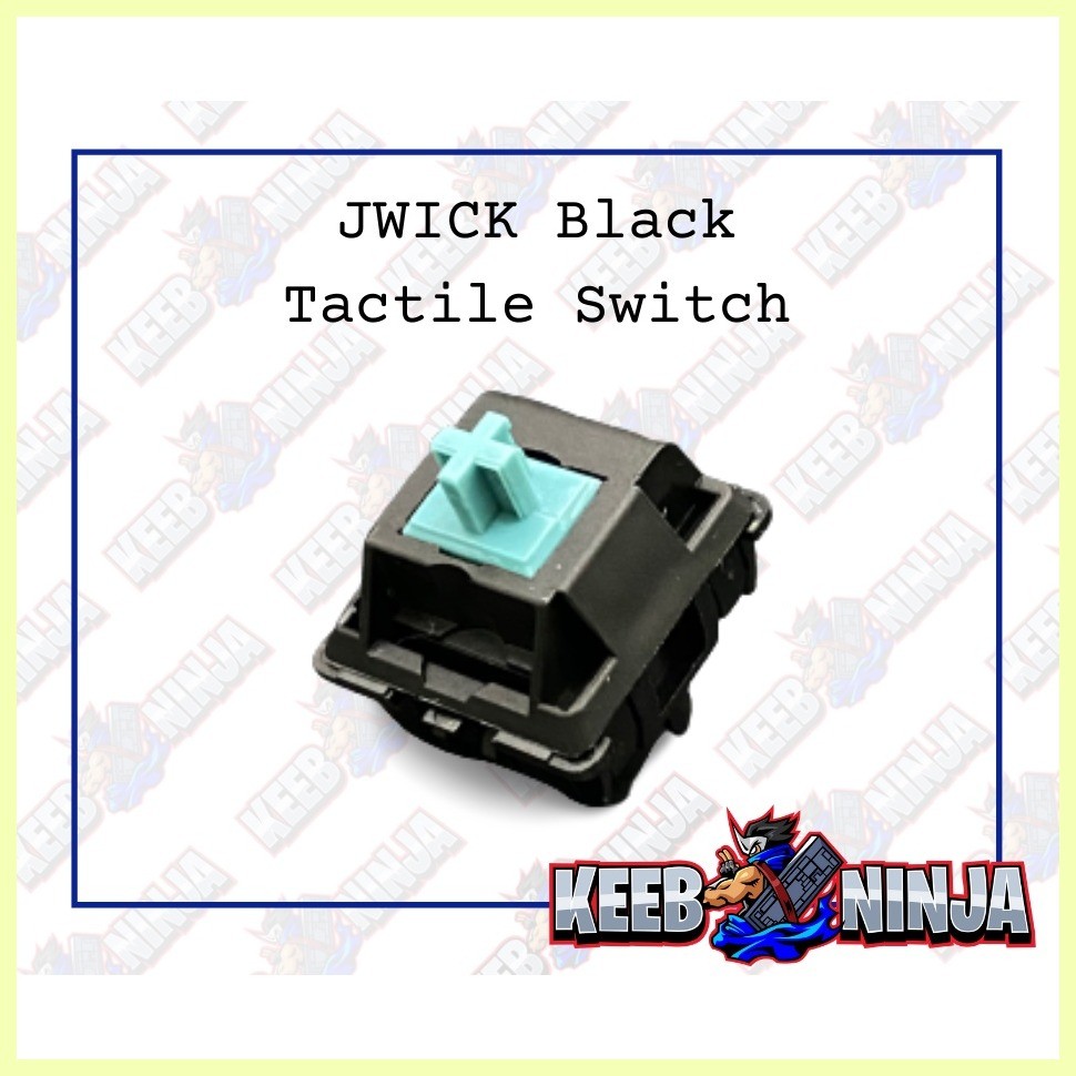 JWICK/JWK Black Tactile Lagoon Obsidian V2 Switch (10 pcs) | Shopee ...