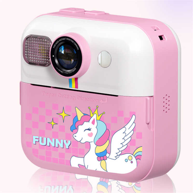 Intelligent 2025 Digital Children's Polaroid Camera Mini Can Print ...