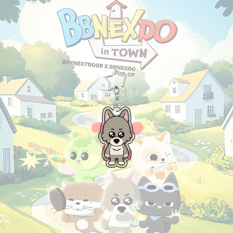 Kpop Idol BOYNEXTDOOR BBNEXDO Keyring Cute Cartoon Style Transparent ...