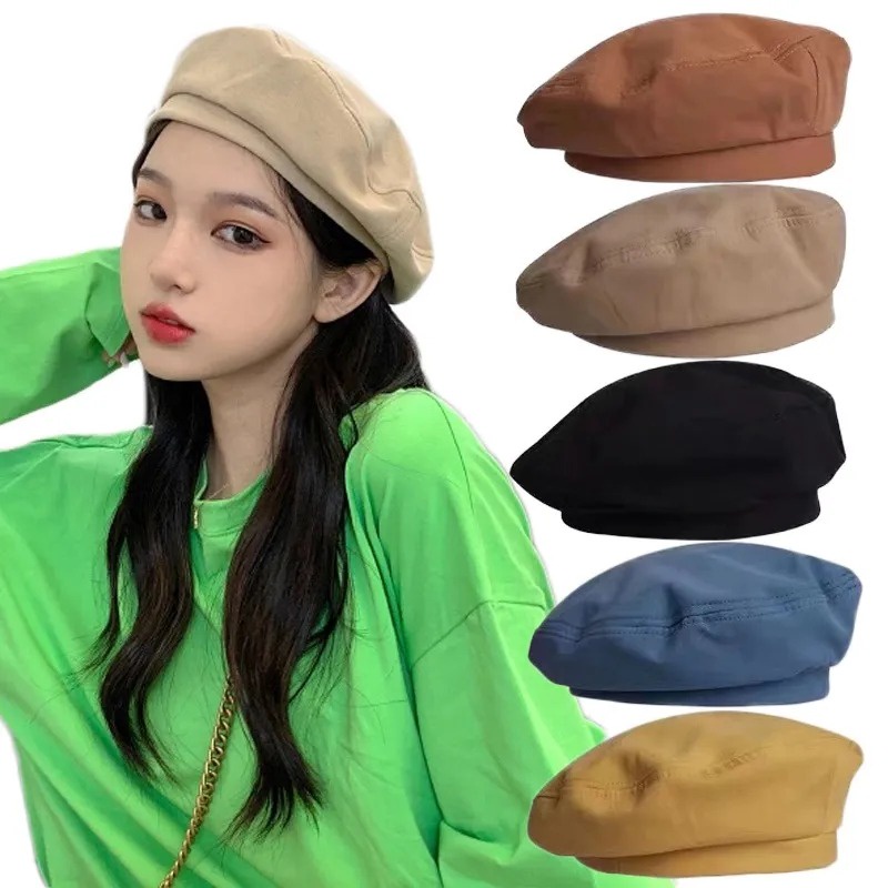 Autumn Winter Vintage Warm Berets Caps - Anti Deformation,Versatile ...