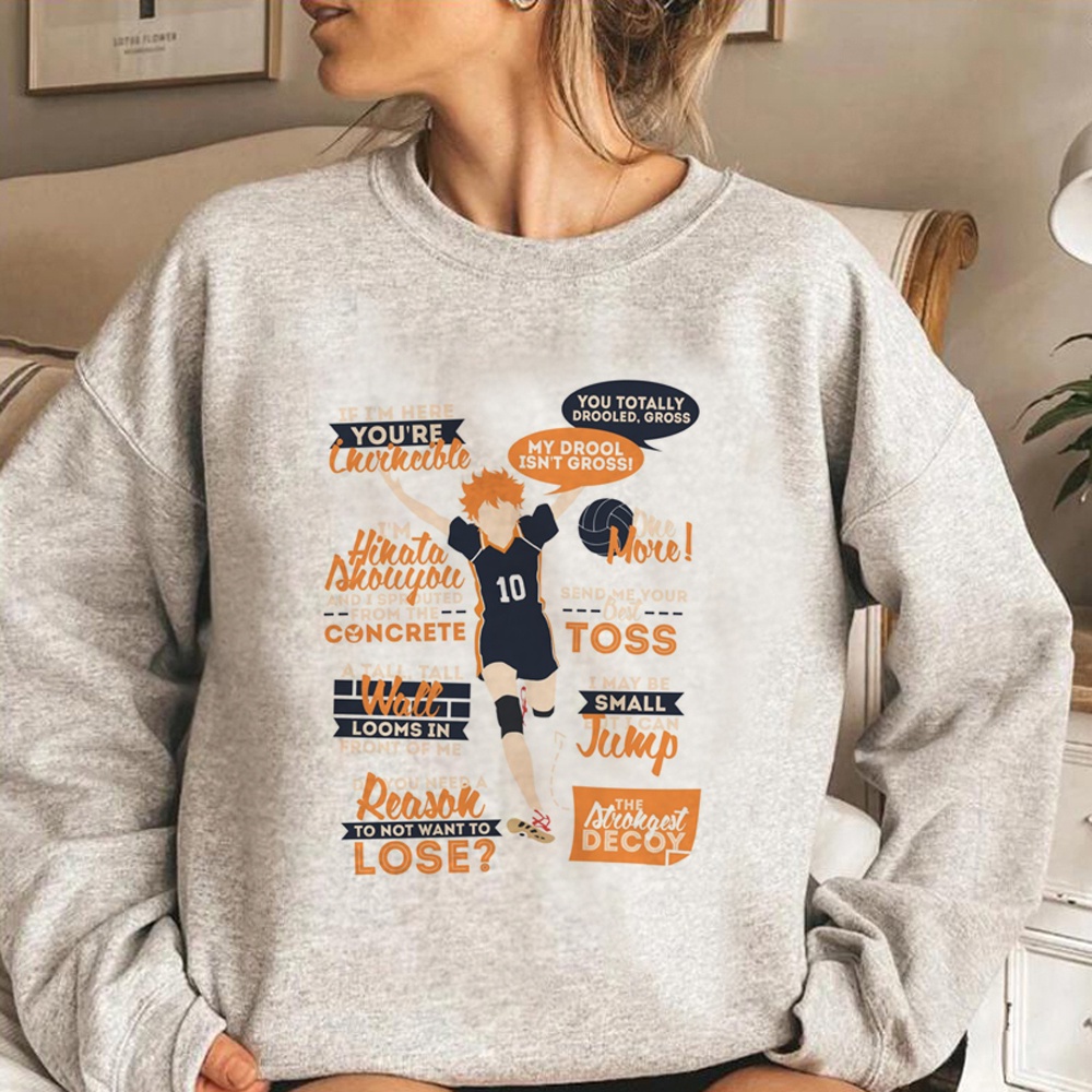 Haikyuu Volleyball Voleibol hoodies women y2k aesthetic Winter harajuku ...