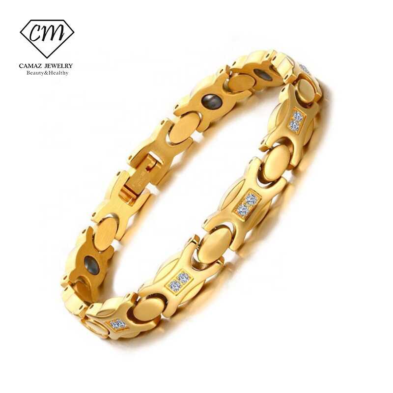 · Bio Custom Magnetic Gold Plated Therapy Bracelet Extreme Energy ...