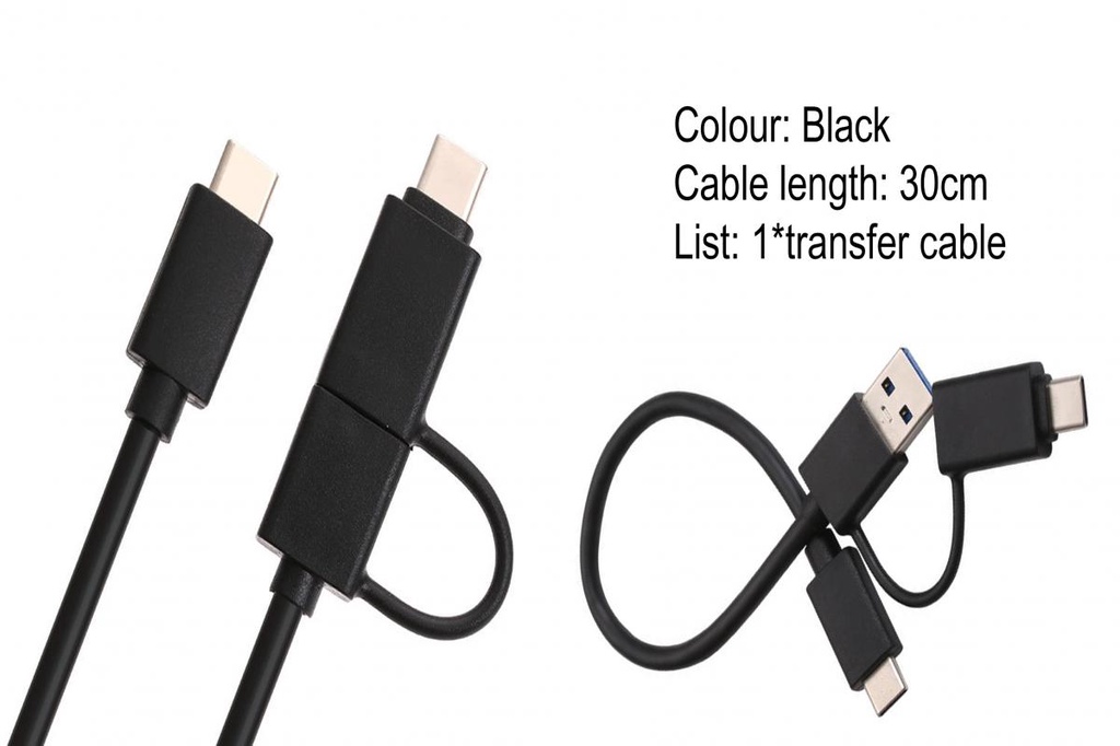 [RB] 10GB Connecting Line for Tablet Type-C to USB 30 Adapter Cable ...
