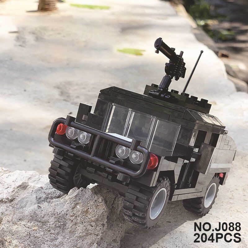 Building Block Off-Road Armored Vehicle Model Kit Military Tank Boys ...