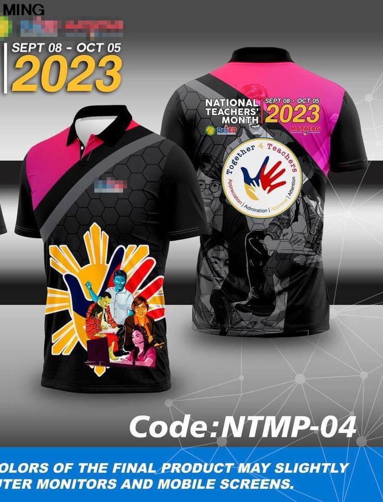MING MATATAG UNIFORM SUBLIMATION CODE-NTMP-04 DEPED BADGE NATIONAL ...