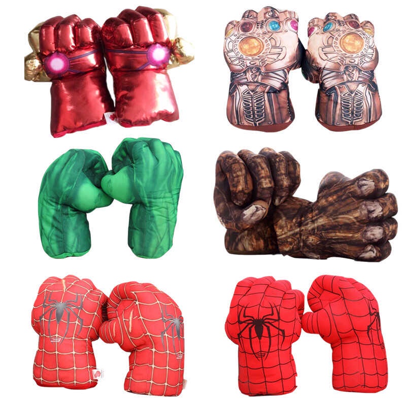 Superhero Toys Cosplay Plush Toys Incredible Stuffed Green Hulk Iron ...