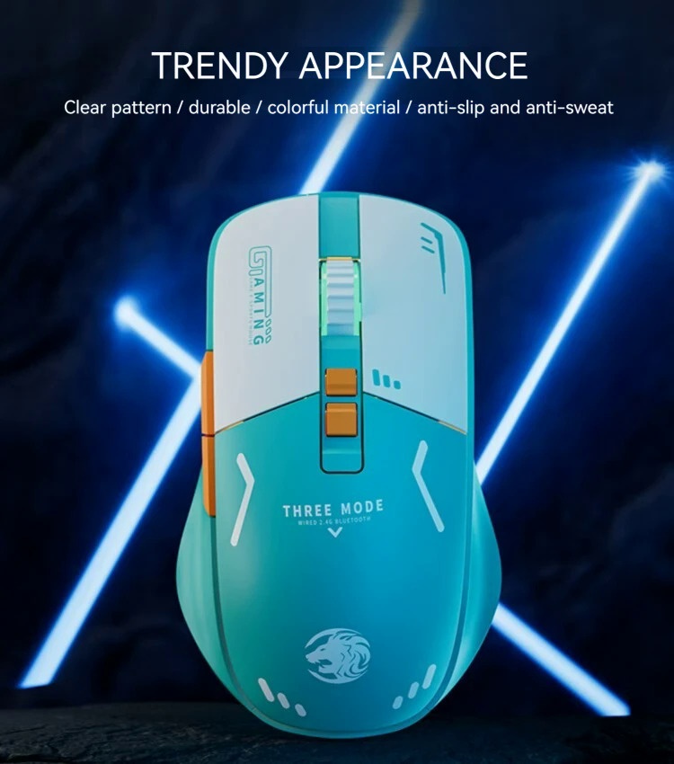 EWEADN G308 2.4G Wireless Mouse Rechargeable RGB Lights Silent ...