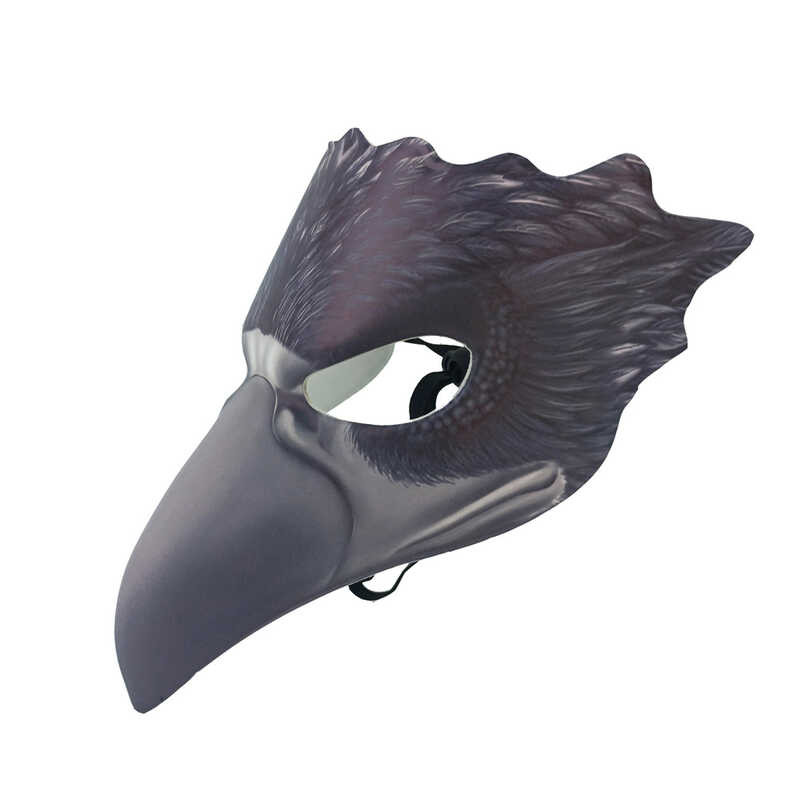 Crow Half Face cosplay Halloween Animal Play Eagle Phoenix Children's ...