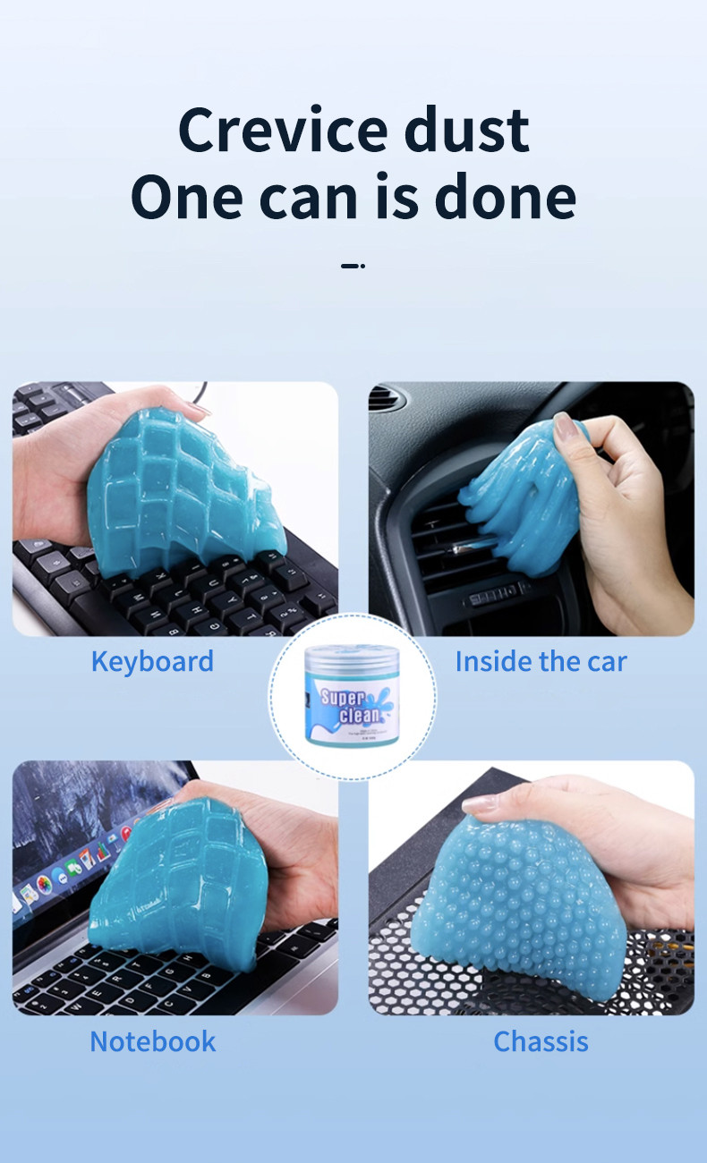Super Dust Clean Clay Dirt Keyboard Cleaner Slime Toys Cleaning Gel ...