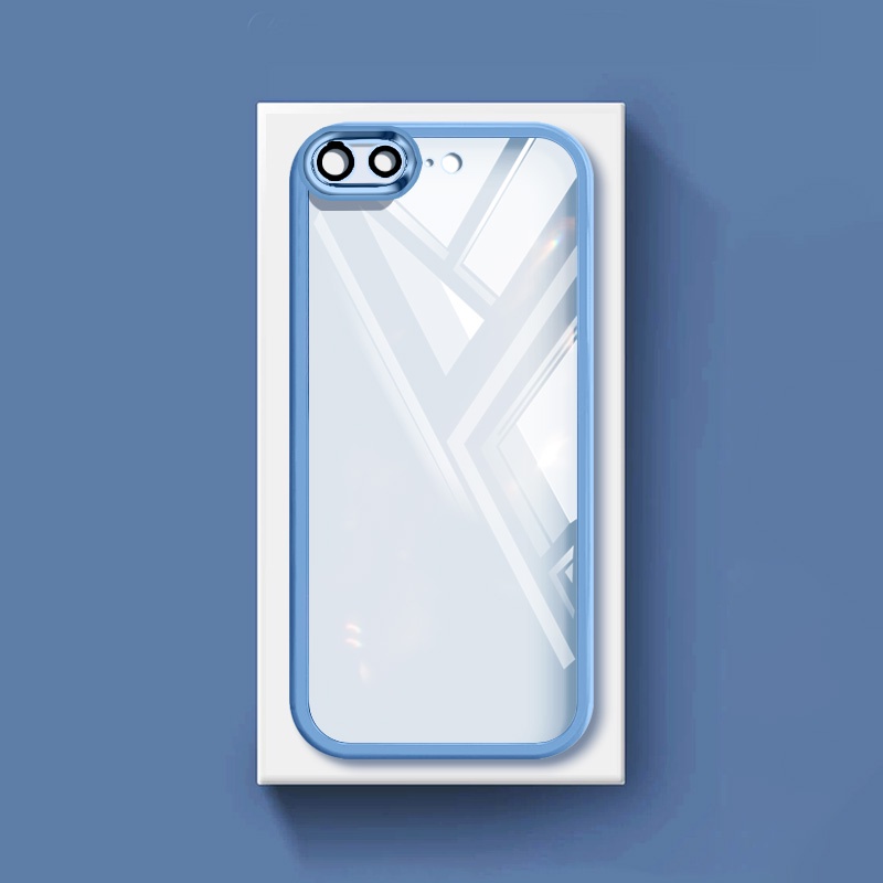 YBD Color Transparent Phone Case for iPhone 6 6S Plus 7 Plus 8 Plus ...