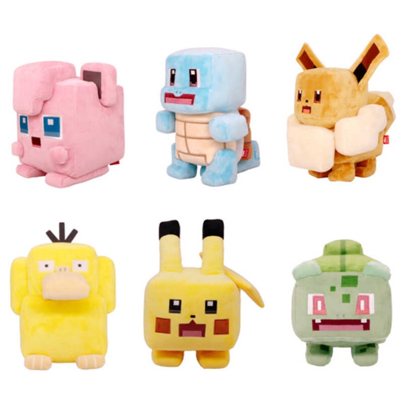 Kawaii - Big Adventure Anime Game Minecraft Pikachu Bulbasaur Square ...