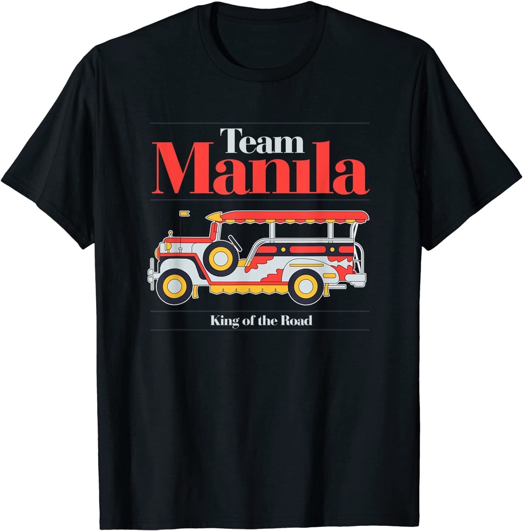 Team Manila Philippine Jeepney T-Shirt | Shopee Philippines