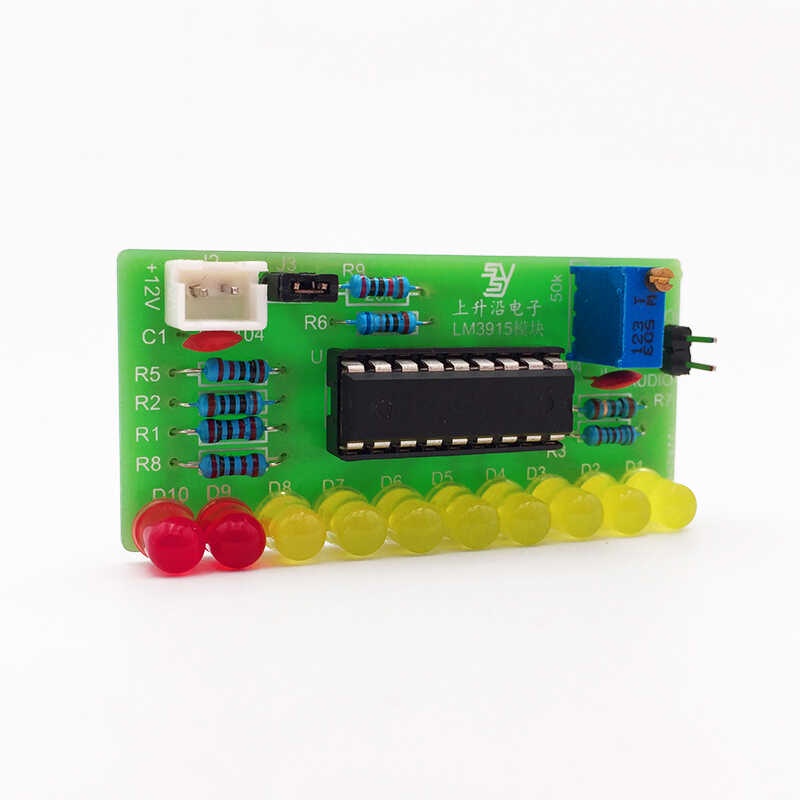 Lm3915 Interesante 10-Segment Audio Level Indicator Kit Electronic ...