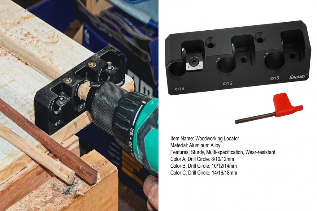 SGW_ 1 Set Portable Dowel Maker for Factory Electric Drill Milling ...