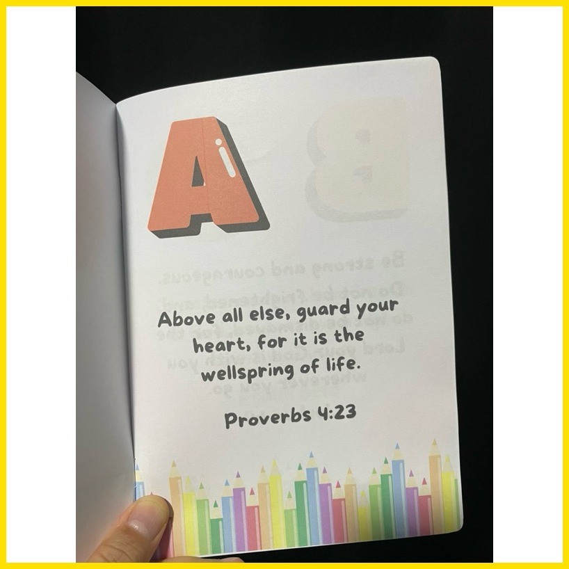 ABC SCRIPTURE - BIBLE VERSES FROM A TO Z - KIDS MEMORY VERSE | Shopee ...